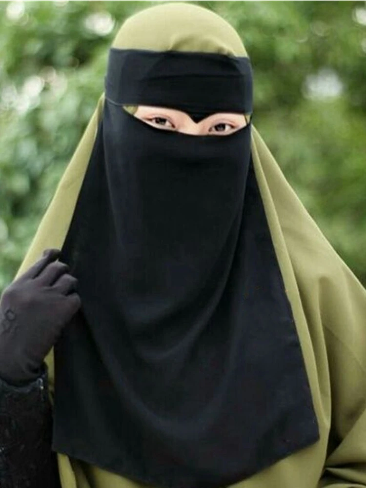 Wholesale Muslim Scarf Veil Burka Muslim Women Niqab Face Cover Arabic ...