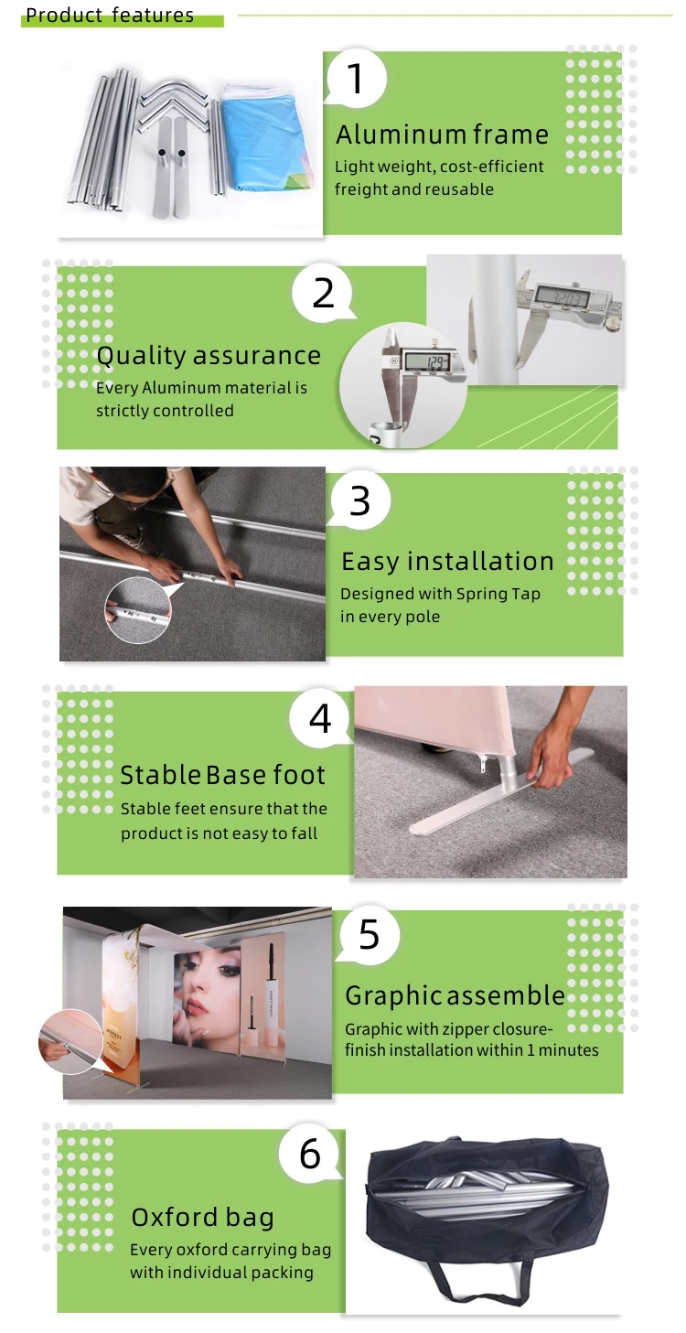 Portable Quick Setup Curved Backdrop Stand - Perfect for Photo Booths