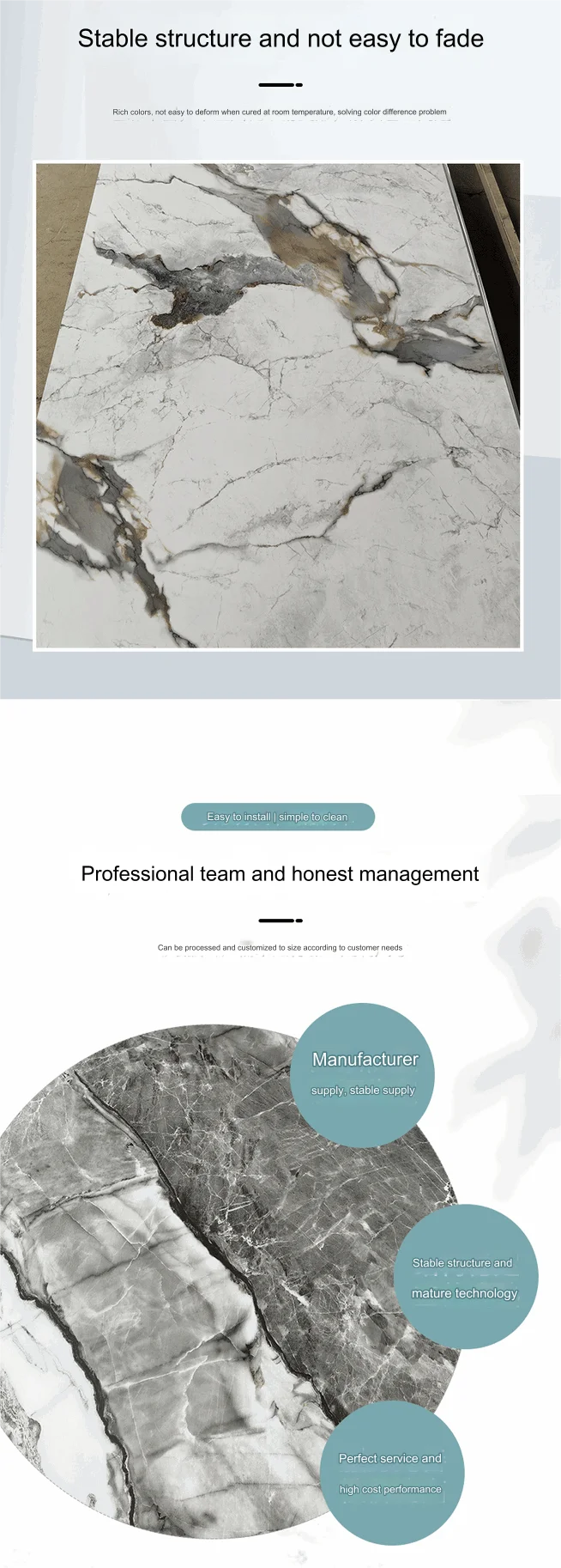 Uv Resistant Pvc Marble Board For Shopping Malldeep Embossed Uv Board ...