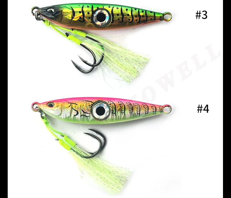 HOWELL OEM Fast Jig 60g 80g Speed Fall Fishing Lures Metal Vertical ...