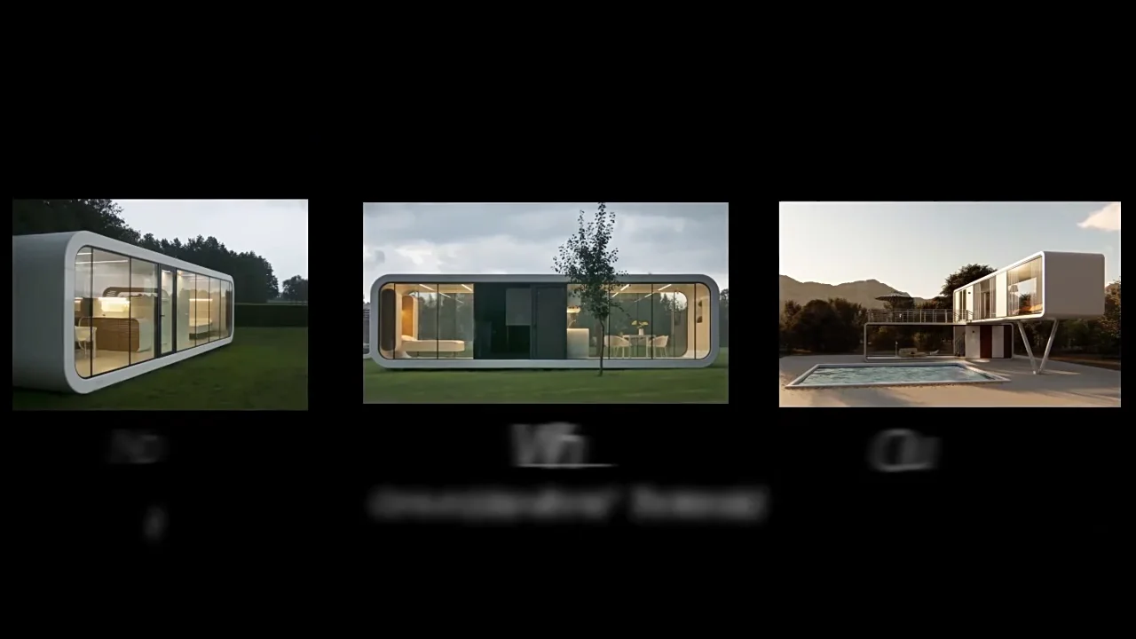 Luxury Homes Space Prefabricated Volferda Capsule House Modular Tiny ...