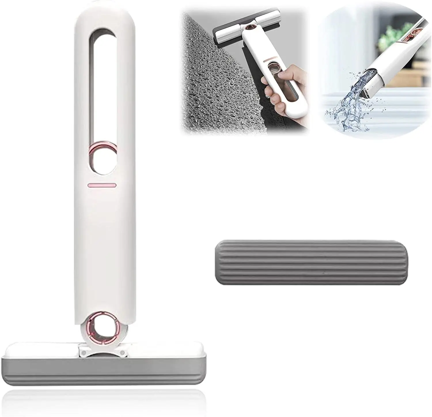 Portable Self-squeeze Mini Mop,Quickie Sponge Mop,Mini Mop For Small ...