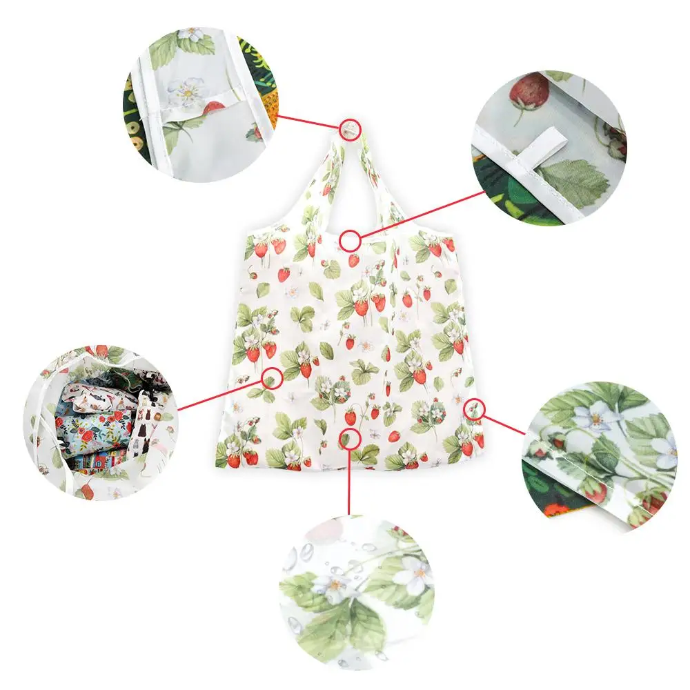 Wholesale Grocery 900d Polyester Eco Friendly Foldable Pouch Nylon ...