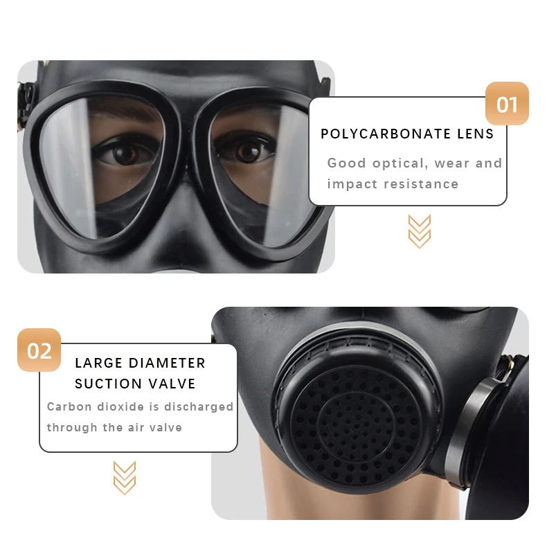 Obshorse Wholesale Tactical Black Masque A Gaz Gas Mask With Filter ...