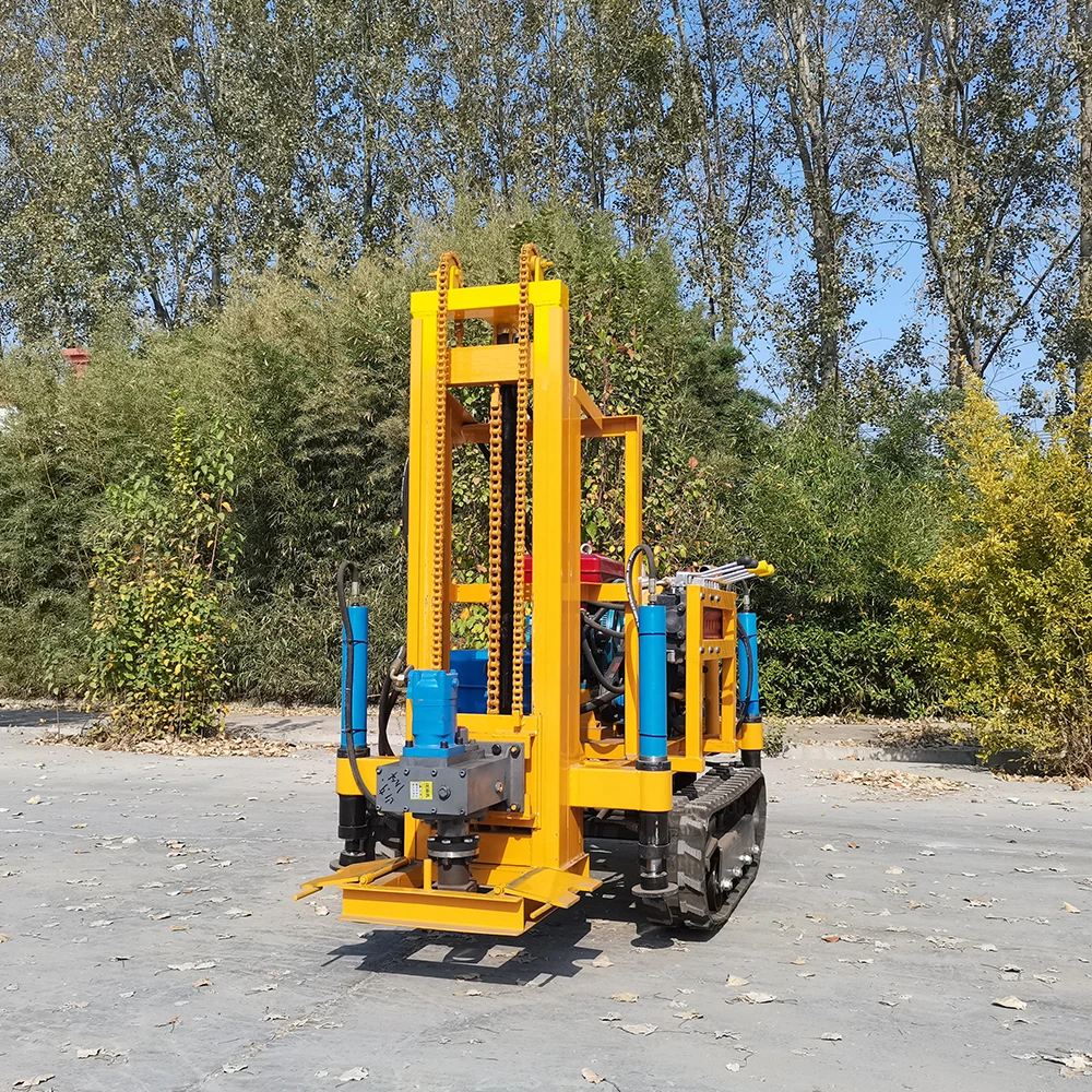 Portable Dth Spt Hard Rock Exploration Hydraulic 25hp Crawler Small ...