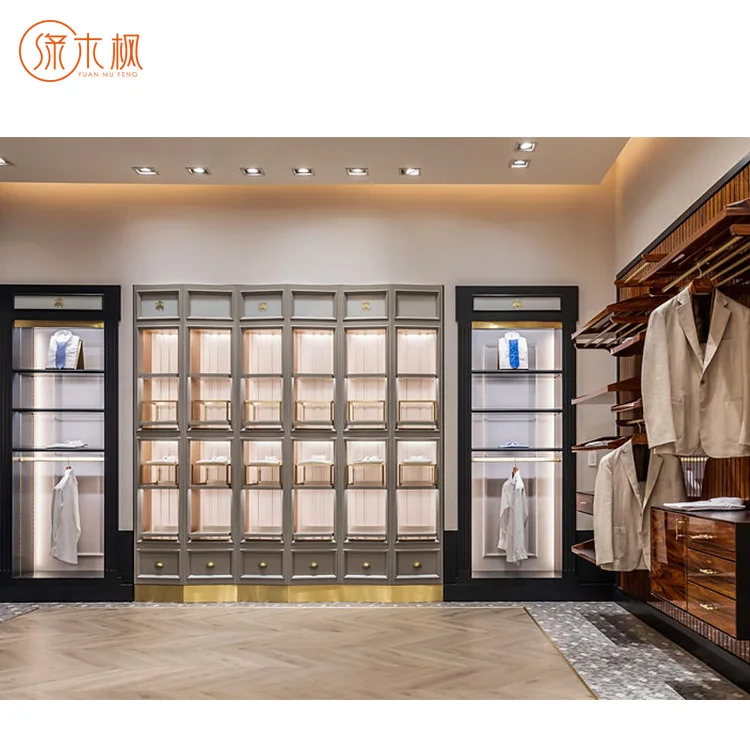 High-quality Clothing Store Display Showcase For Retail Stores Indoor ...