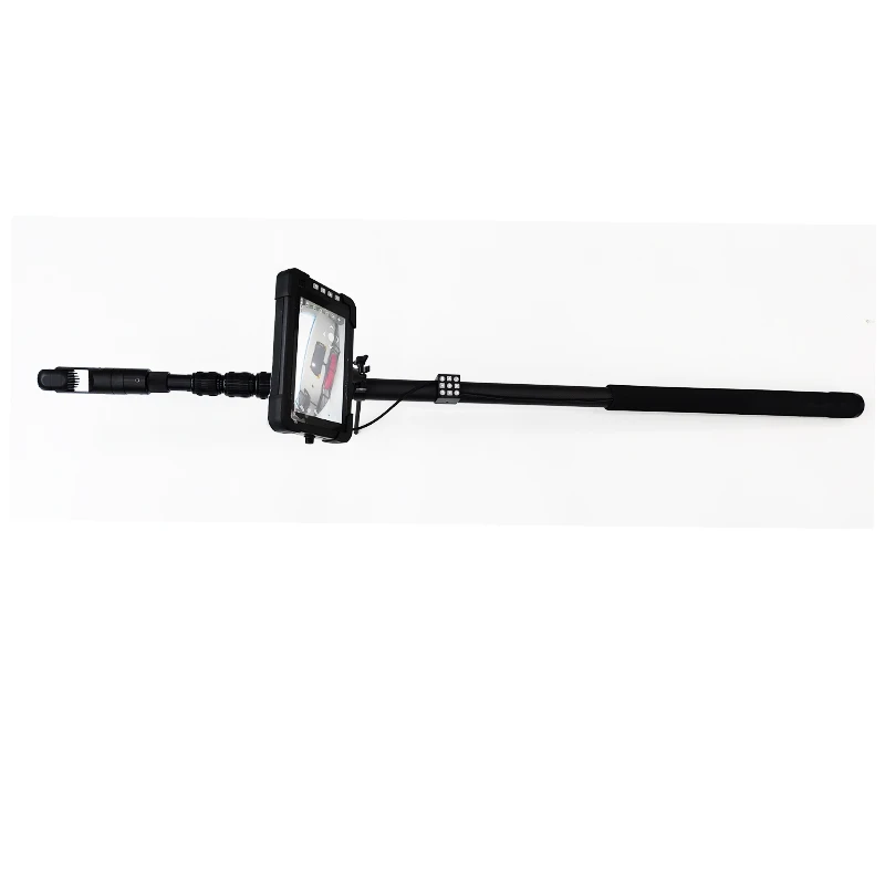 7inch Touch Screen 4K PTZ Telescopic Pole Inspection Camera For Fire ...