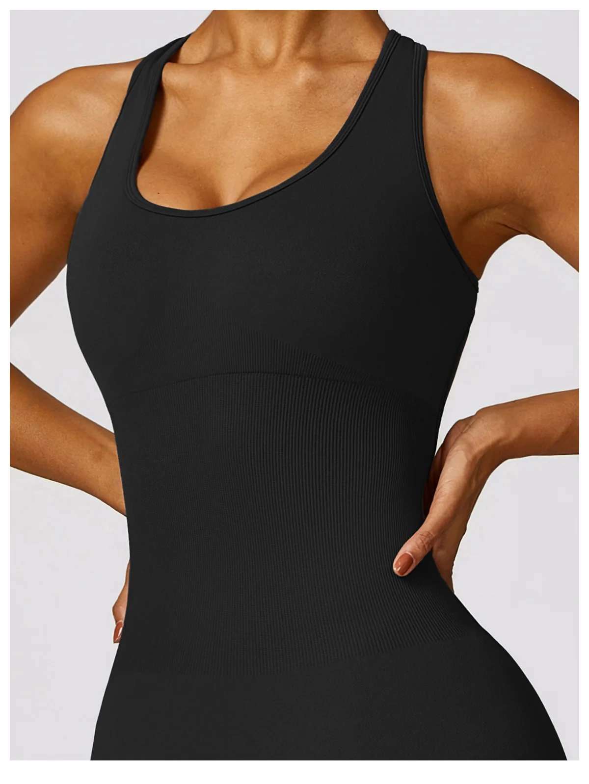 Workout Romper Women One Piece Slimming Jumpsuit Bodysuit