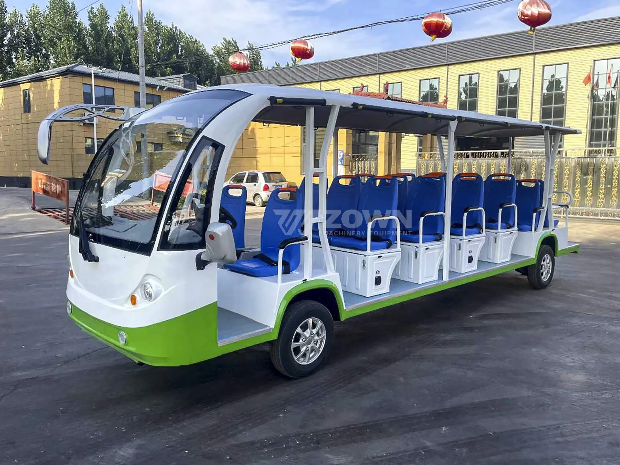 14 Passenger Electric Shuttle Car - Zown Sightseeing Bus