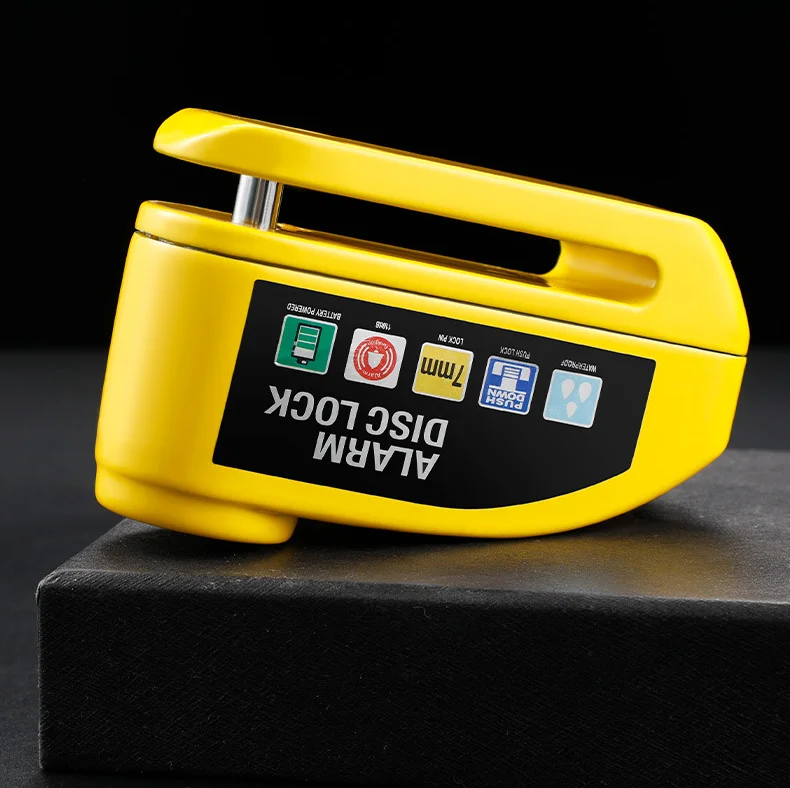 110db Waterproof Bicycle Smart Disk Lock Alarm Motorbike Anti-Theft Safety