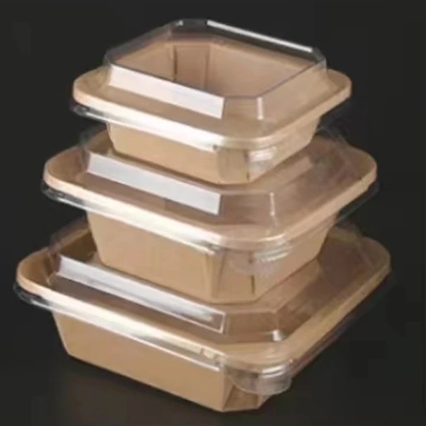 wide square paper container food containers for restaurant container ...
