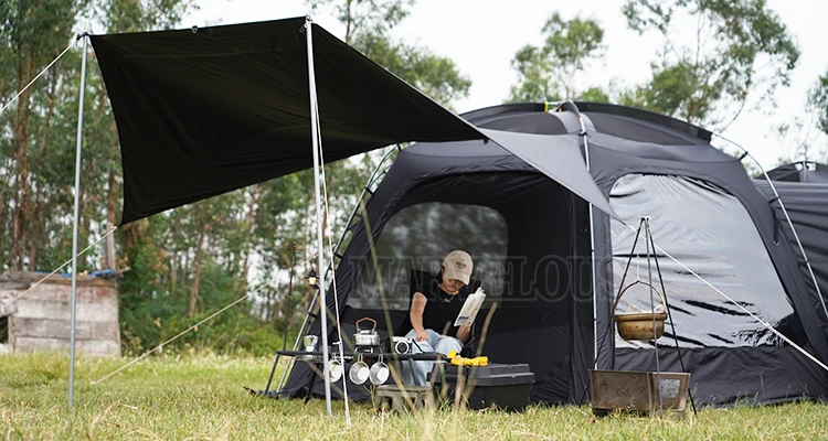 14 Person Base Camp 4 Rooms Hiking Camping Shelter Outdoor