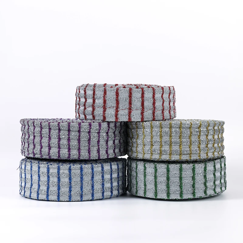 Factory Kitchen Clean Sponge Fabric Raw Material Scourer Sponge Fabric ...