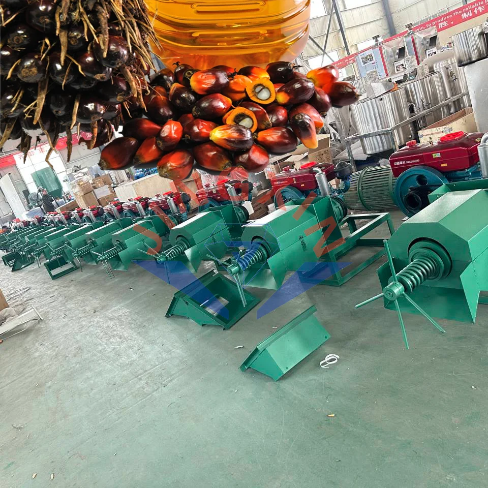 Edible Palm Oil Production Line Machine/ Plam Fruit Oil Making Machine ...