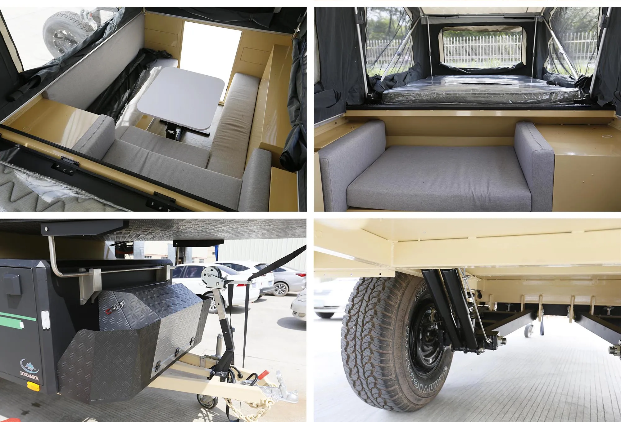 Manley Australian Folding Tent Mini Overland 4x4 Trailer