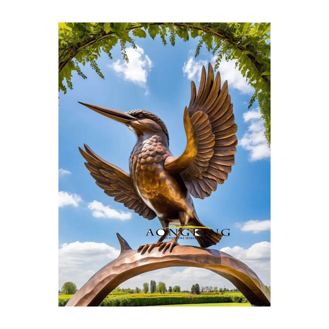Alibaba.com: Garden Bronze Bee Sculpture Metal Crafts for Home Decor ...