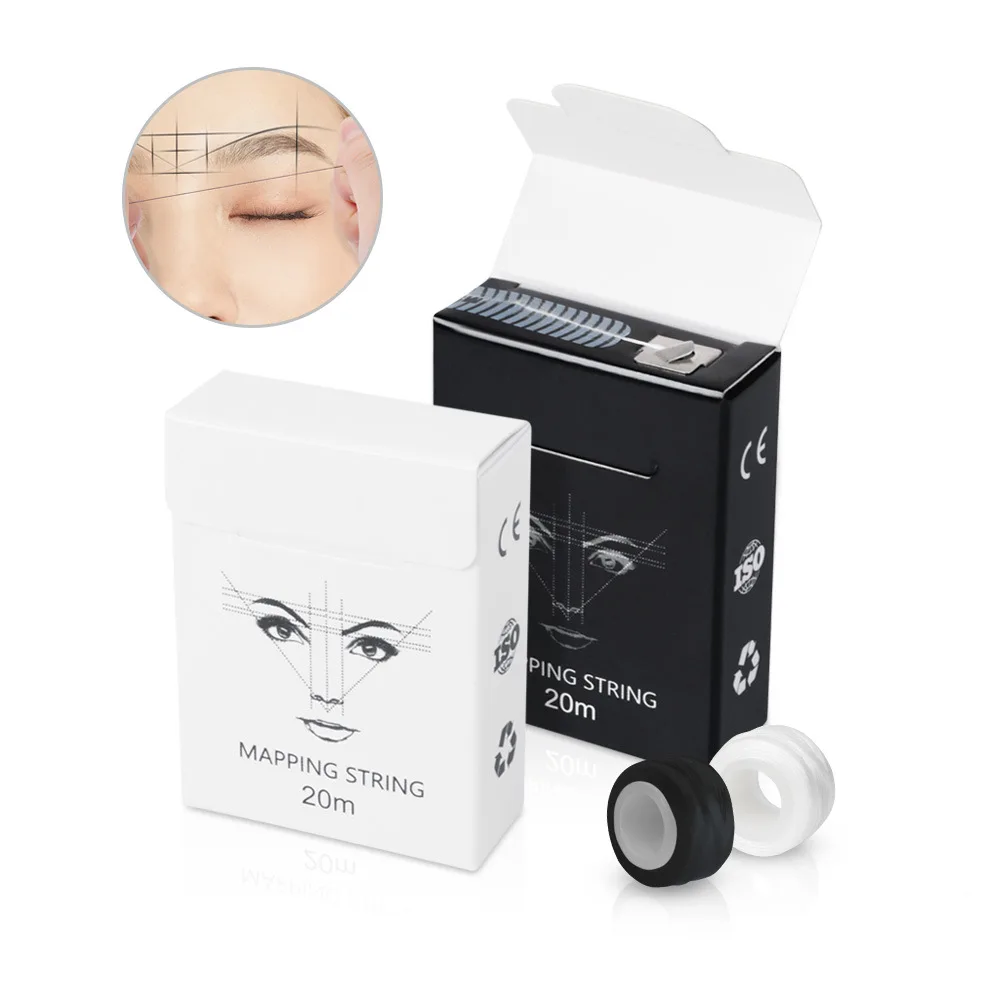 Tuhu Eyebrow Tattoo Accessories Brow Mapping Thread Black Color Eyebrow ...