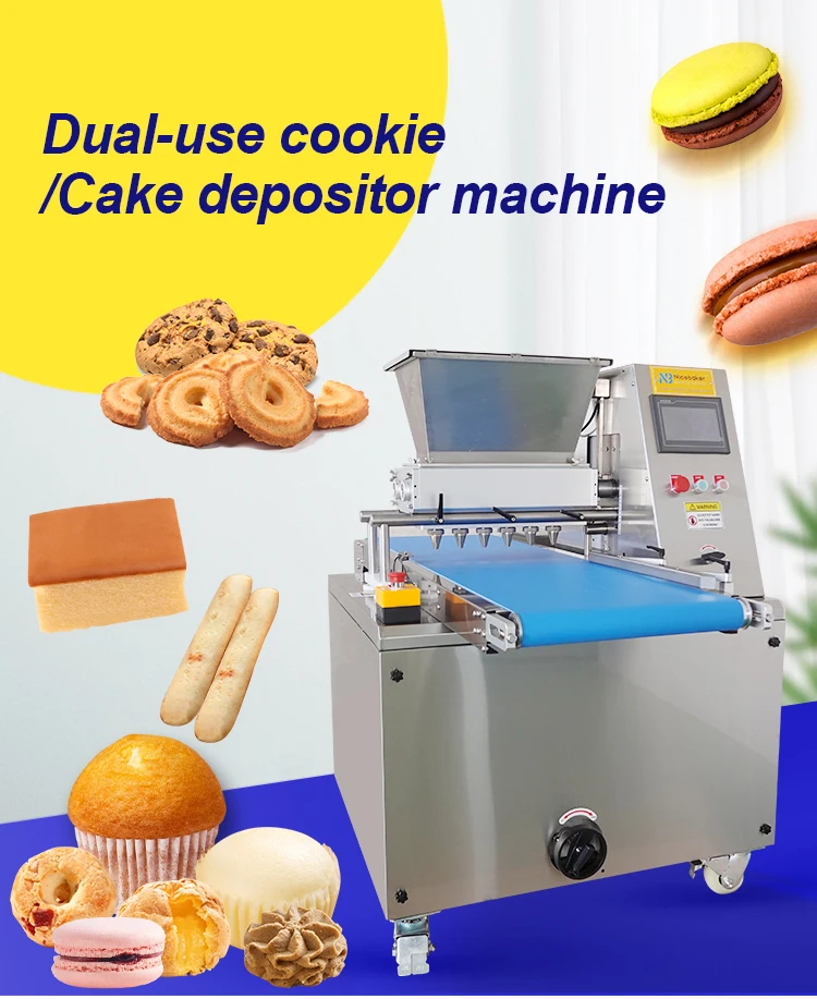 Automatic Biscuits And Cookies Making Filling Depositor Machine Cupcake ...