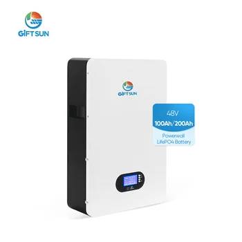 Power Wall Mounted Lithium Ion Batteries Pack Lfp 51.2v 100ah 200ah 5kwh 10kwh 20kwh 48v Lifepo4 ...
