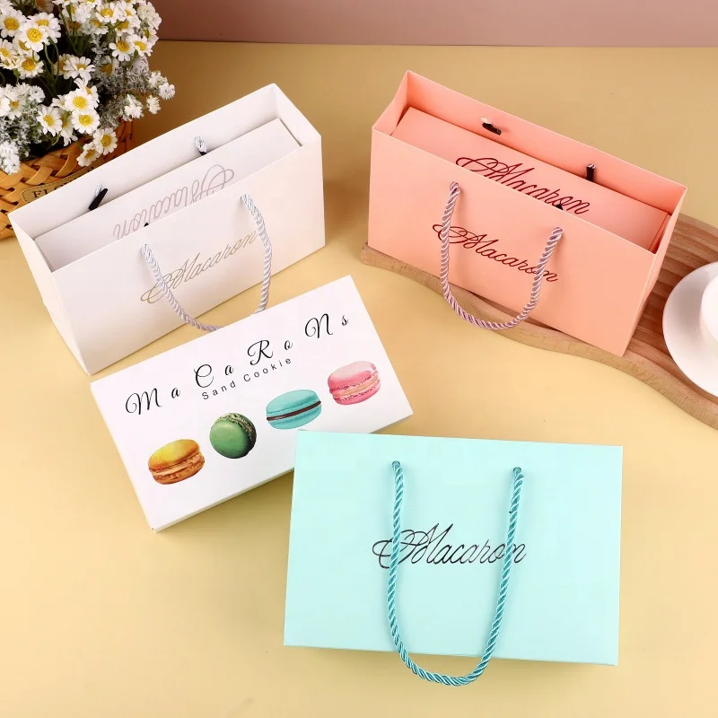 Omt Foldable Paper Macaron Packaging Drawer Box For Cajas Para ...