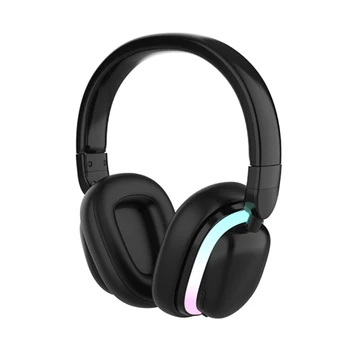 New Stylish Gaming Wireless Bt Headphone With Rgb Light Portable Over ...