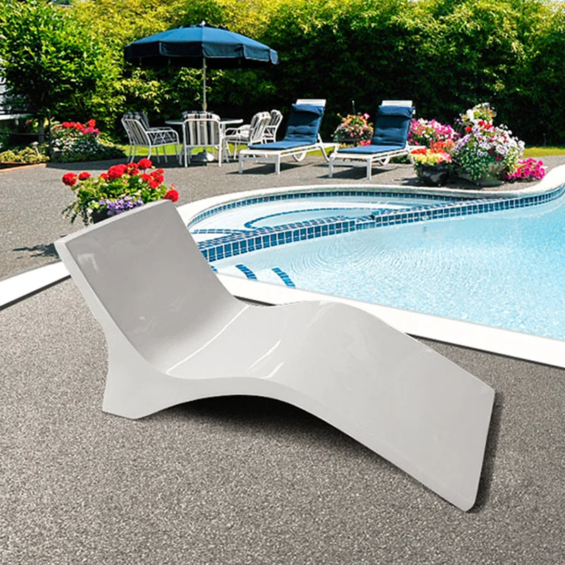 Outdoor Luxury Pool Chaise Lounge Loungers Outside Pool Side Chairs Sun ...