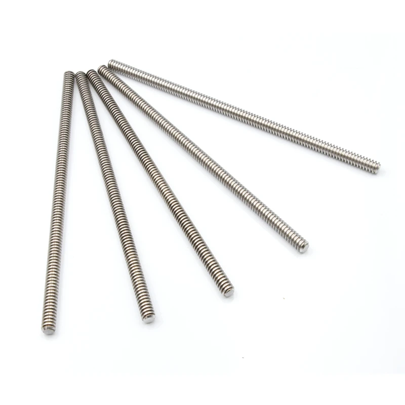 4mm T4 Trapezoidal Screw Pitch 1mm Lead 1mm 2mm Cnc Lead Screw ...