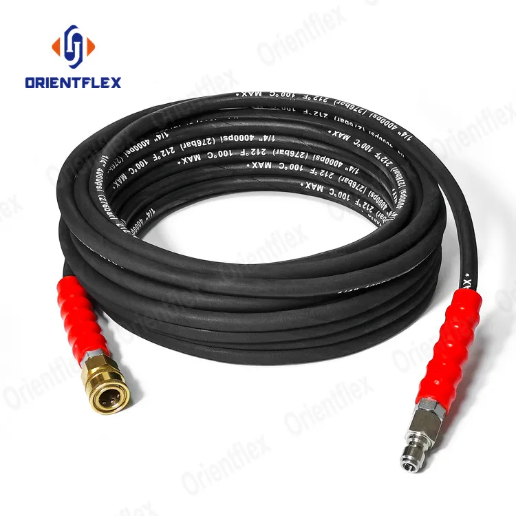 20 Meter 4000 Psi 3600 Psi High-Pressure Washer Hose Pipe Reel 5/16 50 ...