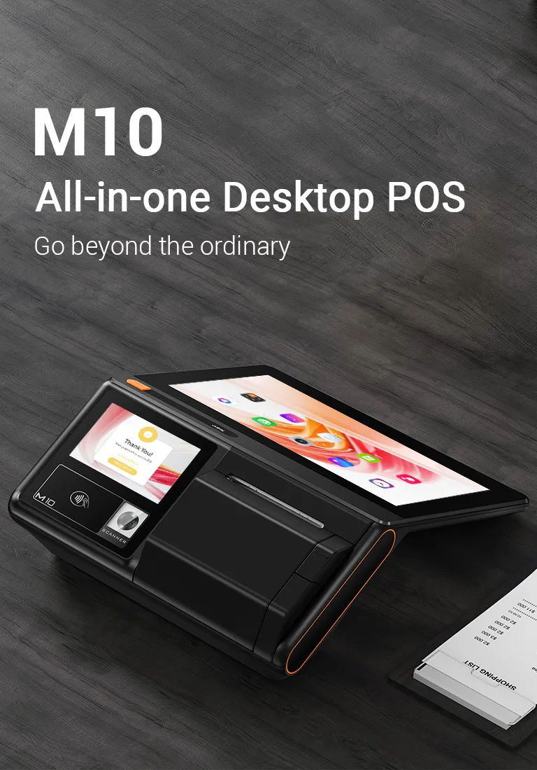Telpo M10 Restaurant Desktop Till Point Of Sale Payment Hardware ...