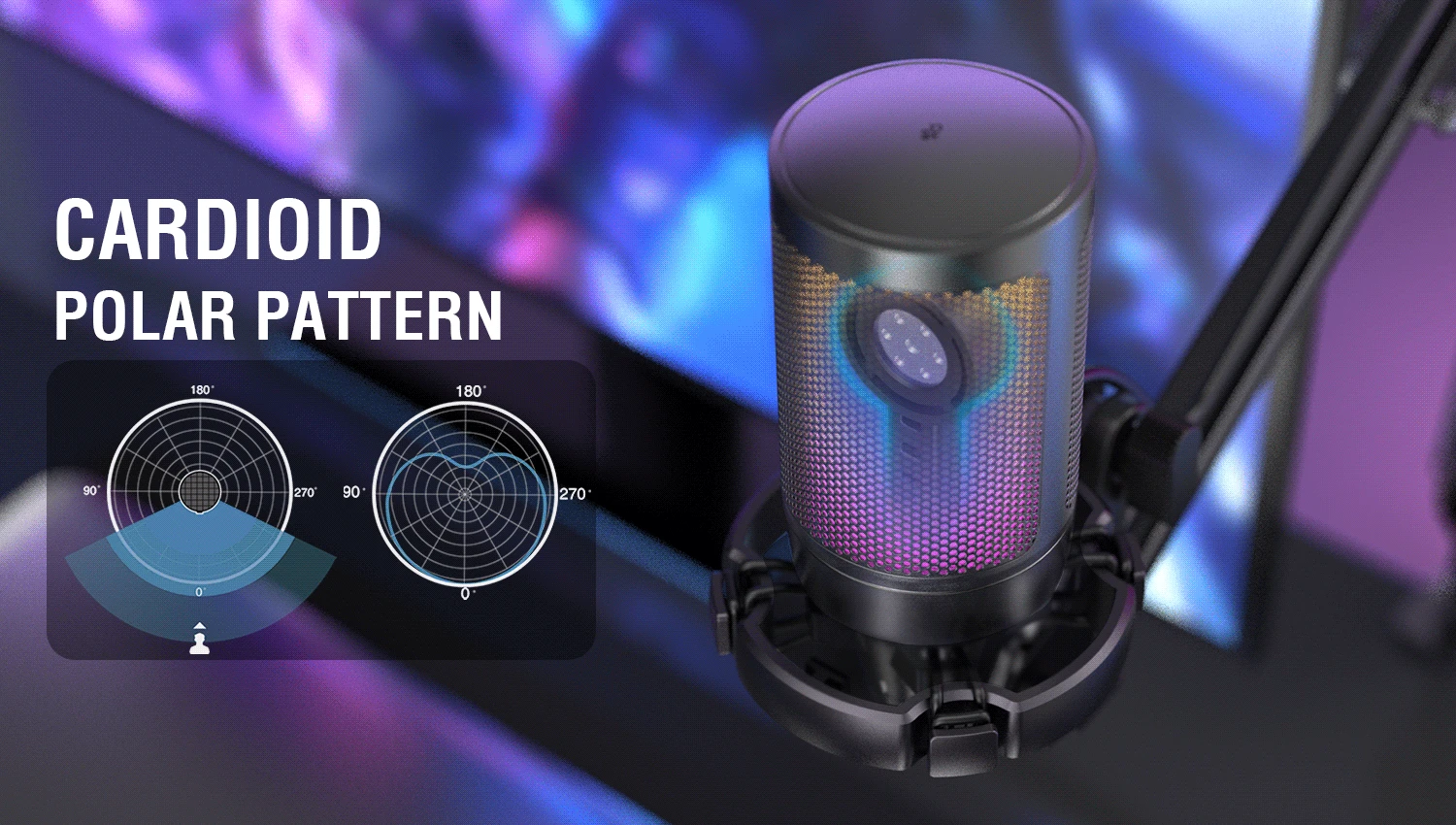 Fifine A6t Usb Condenser Microphone Professional Micro Phone Streaming ...