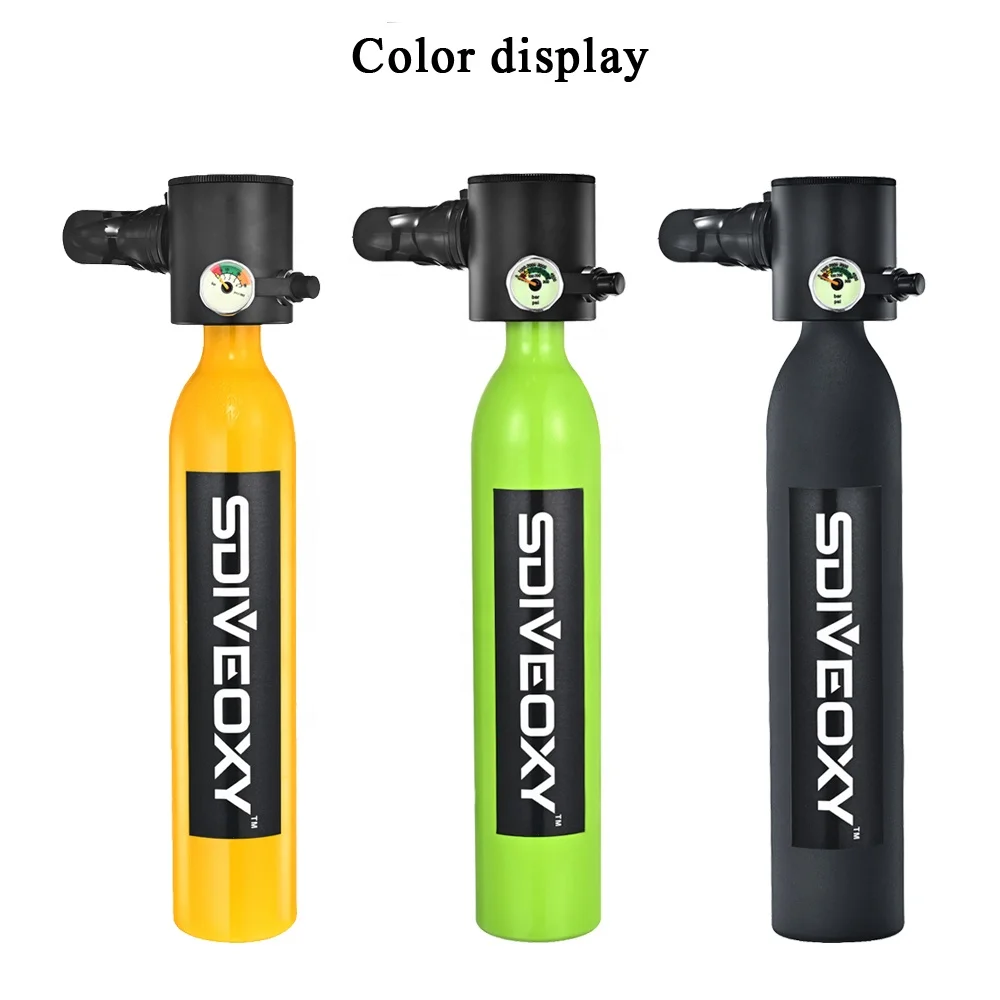 0.5 L Mini Scuba Tank Total Freedom Breath Underwater Diving Cylinder ...