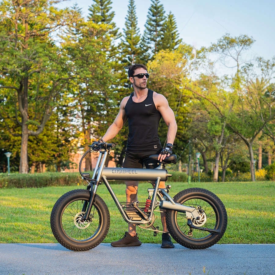 Coswheel T20 E-bicycle Long Range Electric Road Hybrid Fat Tire ...