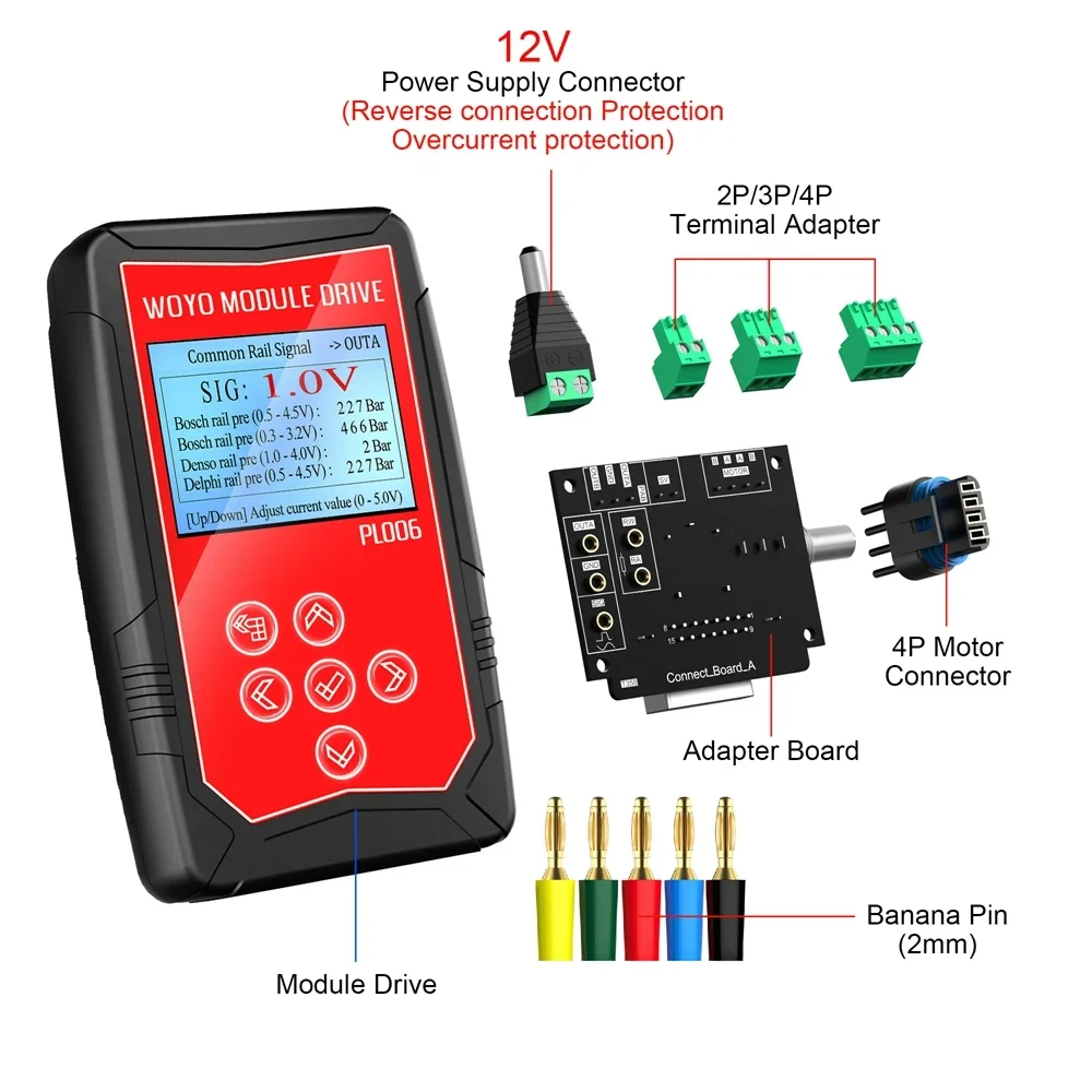 2023 12V PWM Signal Simulator Stepper Motor Tester Vehicle Automotive ...