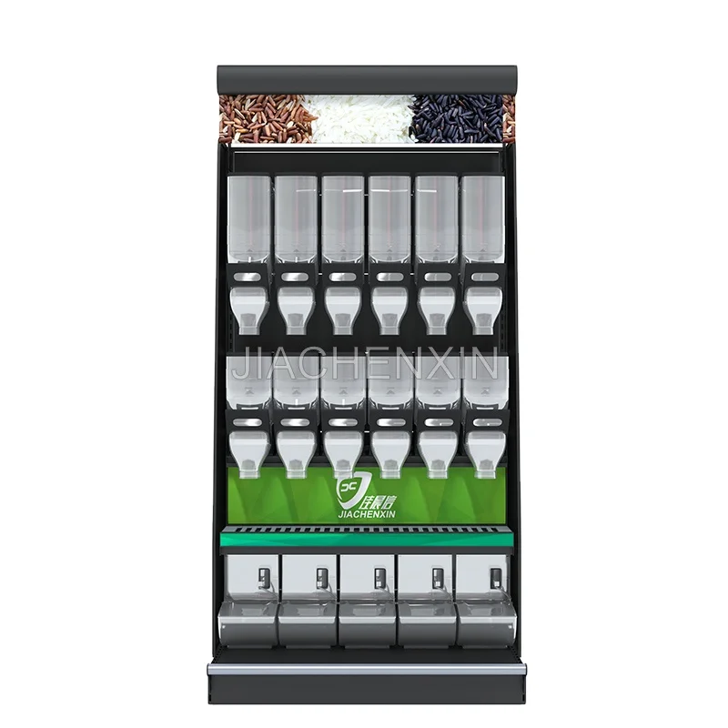 Supermarket Bulk Clear Plastic Storage Acrylic Dry Gravity Bulk Food ...