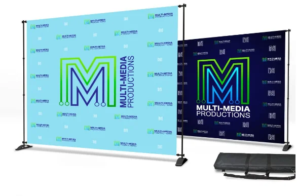 Exhibition Backdrop Package Tension Fabric Backdrop Stand Stretch Trade ...