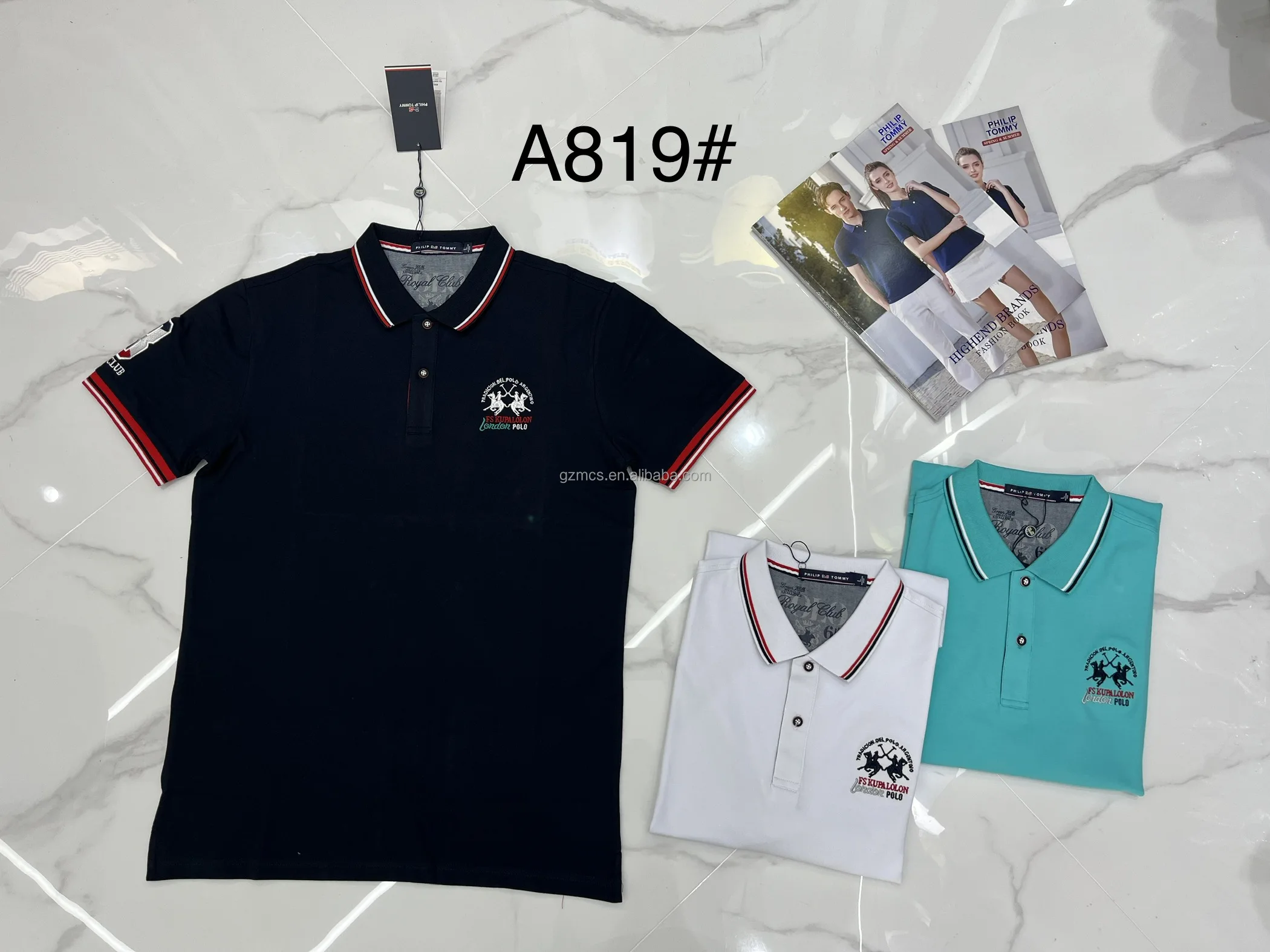 Factory Price Cotton Embroidery logo Printing for Men& 39; S Polo T ...