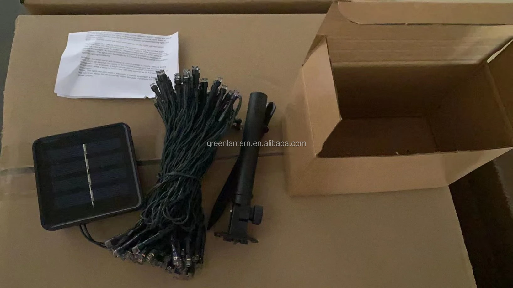 100LEDs Solar LED Light String Outdoor Garden Party Christmas Warm ...