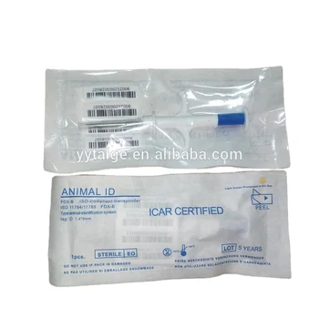 Injectable Animal Tracking Microchip With Syringe Universal Glass Ear ...