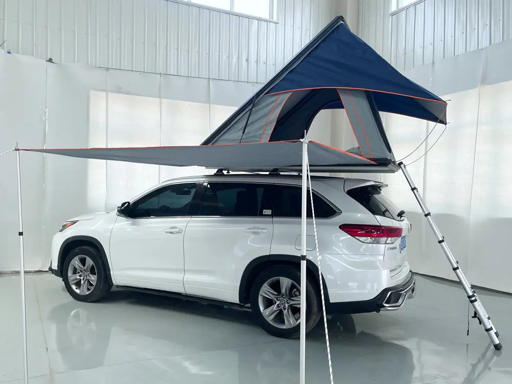 Sunday Campers Hard Aluminum Shell Rooftop Tent - Waterproof Camping Tent