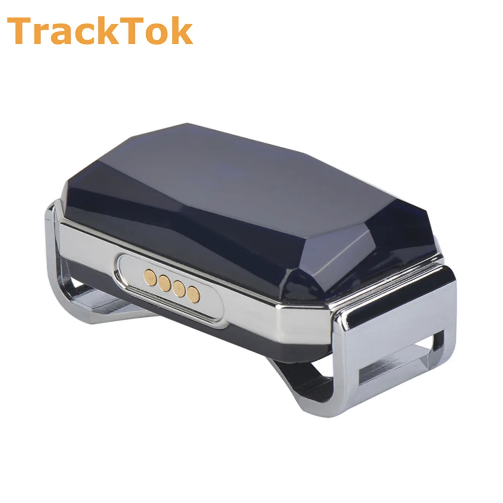 Good Looking Pet Gps Tracker Gemstone Adjustable Collar For Cat Dog Kangaroo Magnetic Charger ...