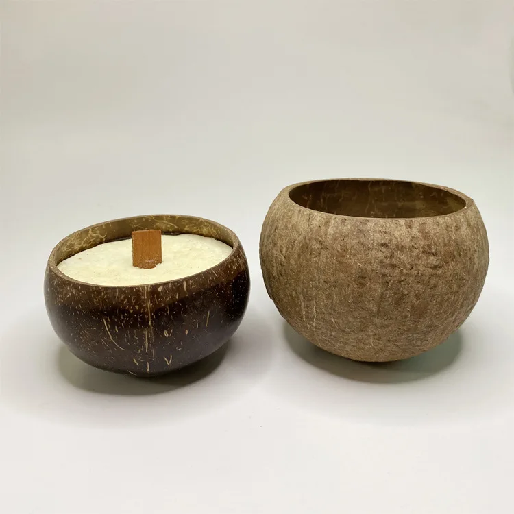 Wholesale Coconut Shells Scented Candle Jar Empty Candle Jars Wholesale ...