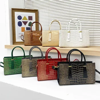 Large Size Square Vintage Ladies Shoulder Bags Classic Large Capacity ...