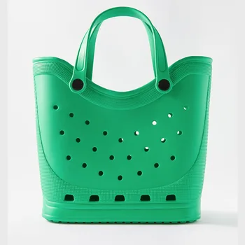 Waterproof Hot Hollow Sunshine Summer Eva Molded Rubber Pool Handbag ...