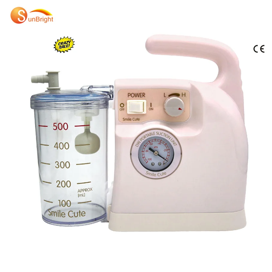 Medical Portable Electric Phlegm Suction Pump Machine Sun-500a - Buy ...