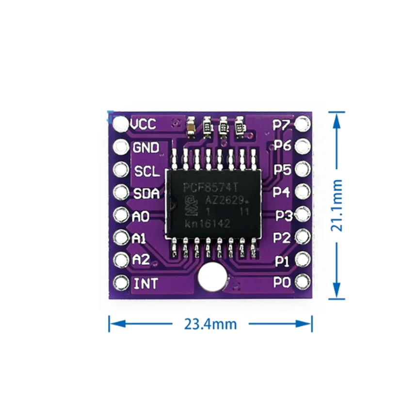 Module Mcu-8574 Pcf8574t I2c Bus 8-bit Remote I/o Expansion Module High ...