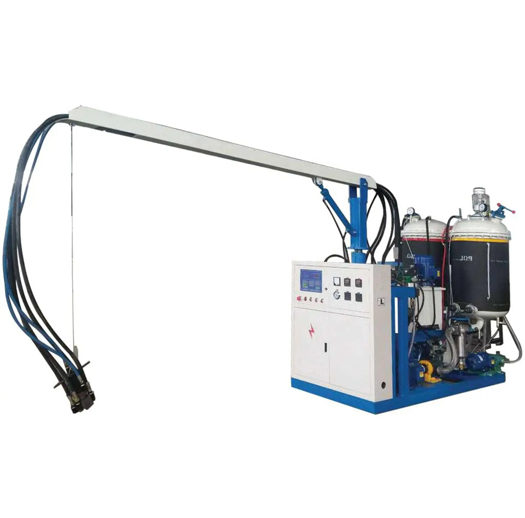 Automatic Pu Polyurethane High Pressure Foam Injected Machine For Panel ...