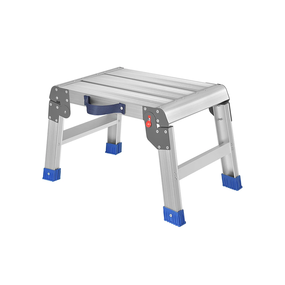 Aluminum Nonslip Folding Step Ladder Stool Bench Foldable Step Stool ...