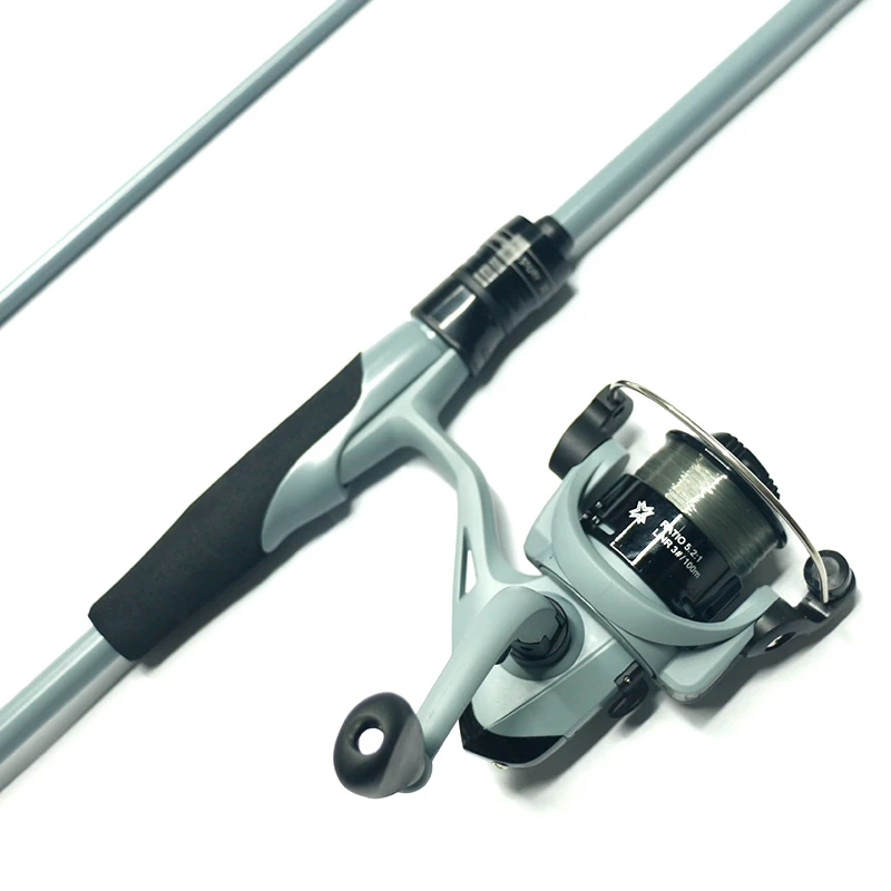 1.83m Two Section Frp Fishing Rod Combination Rotating Reel Fishing Bagging Short Stroke Stick ...
