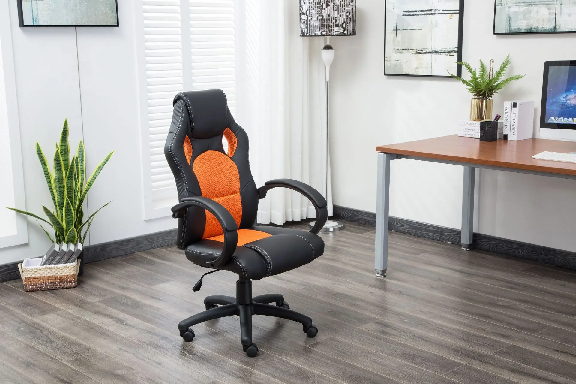 Home Use Blue And Black Ergonomic Car Seat Pc Computer Office Chair ...