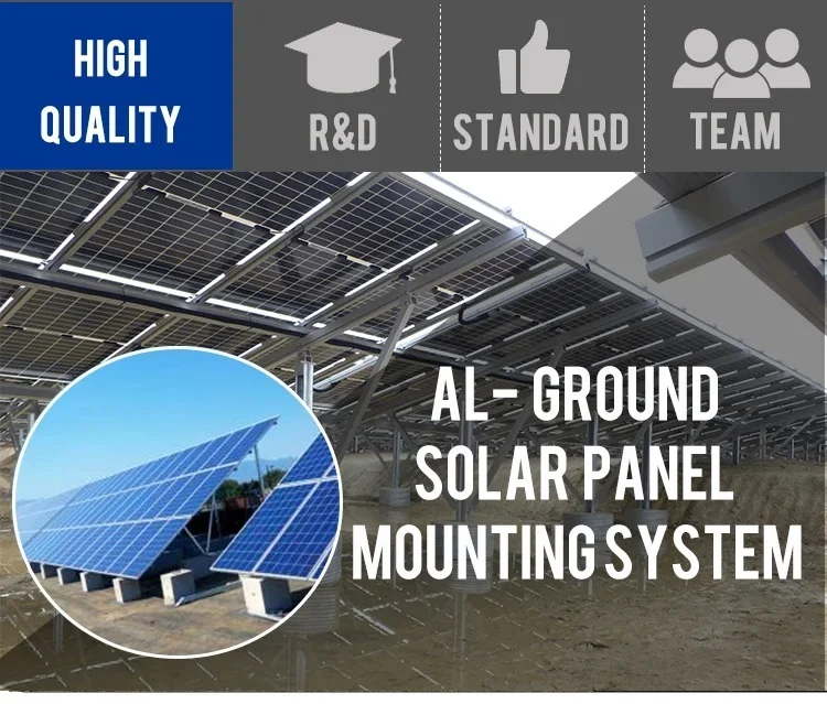 Racking Mounting Ground Power Solar Bracket Kit Solar Ground Mounting ...